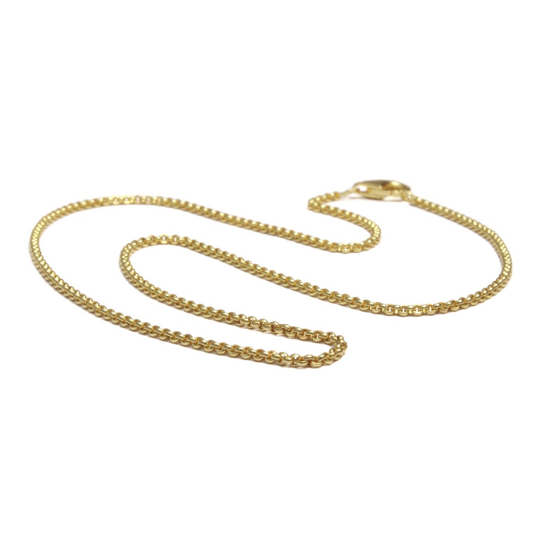 36 Cm Small Children's Chain 925 Sterling Silver Narrow Pea Chain ...