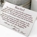 Silver Engraved Wallet Card, Personalized Gifts for Daughter ...