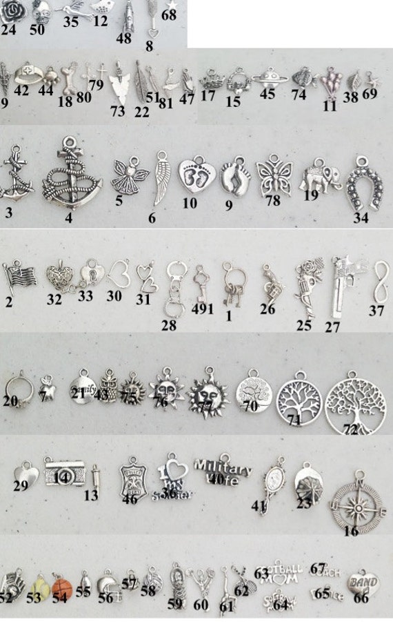 Charm Examples NOT for Individual Sale - Etsy