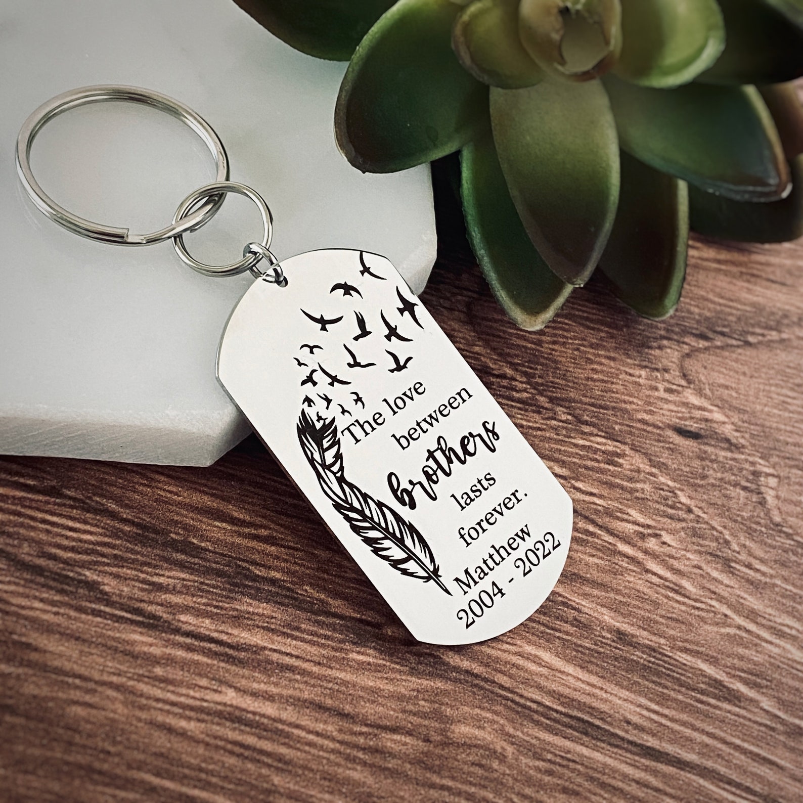 Personalized Loss of a Child Memorial Keepsake, Engraved Keychain ...