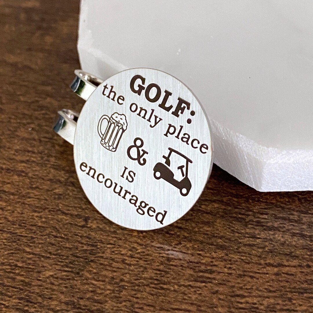 Funny Golf Ball Marker, Boyfriend Birthday Gift, Golf Gifts for Men ...