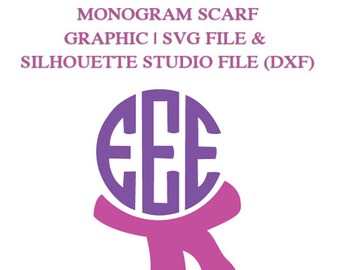 Monogram Stocking File for Cutting Machines SVG and | Etsy