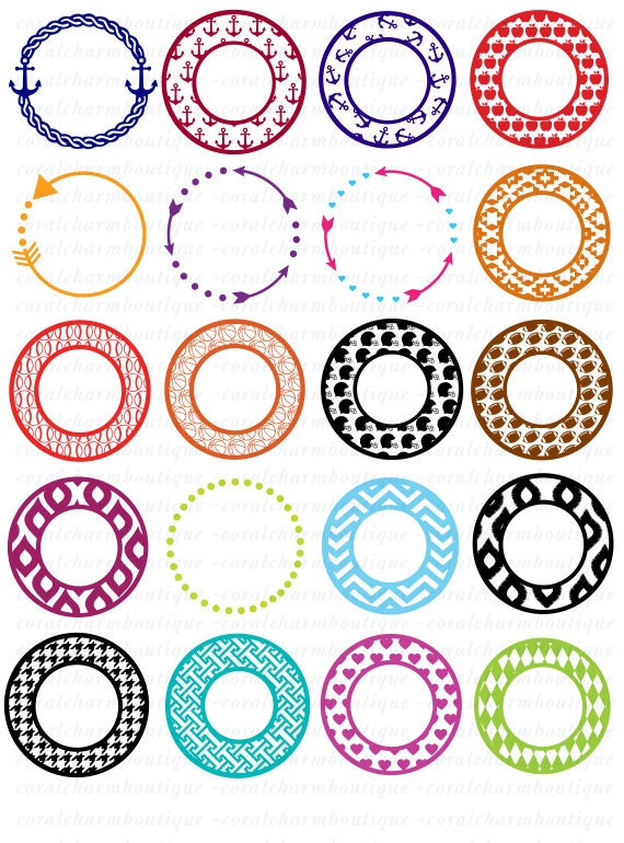 100 Monogram Graphics Ultimate Monogram Graphic Bundle | Etsy