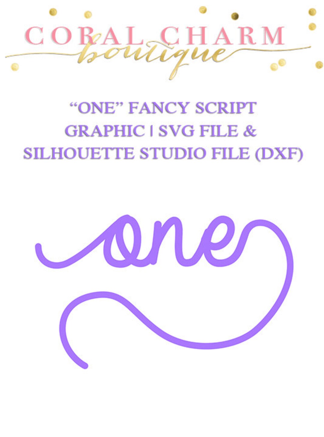 Fancy Script one Graphic File for Cutting Machines SVG and Silhouette ...