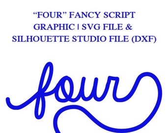 Fancy Script one Graphic File for Cutting Machines | Etsy