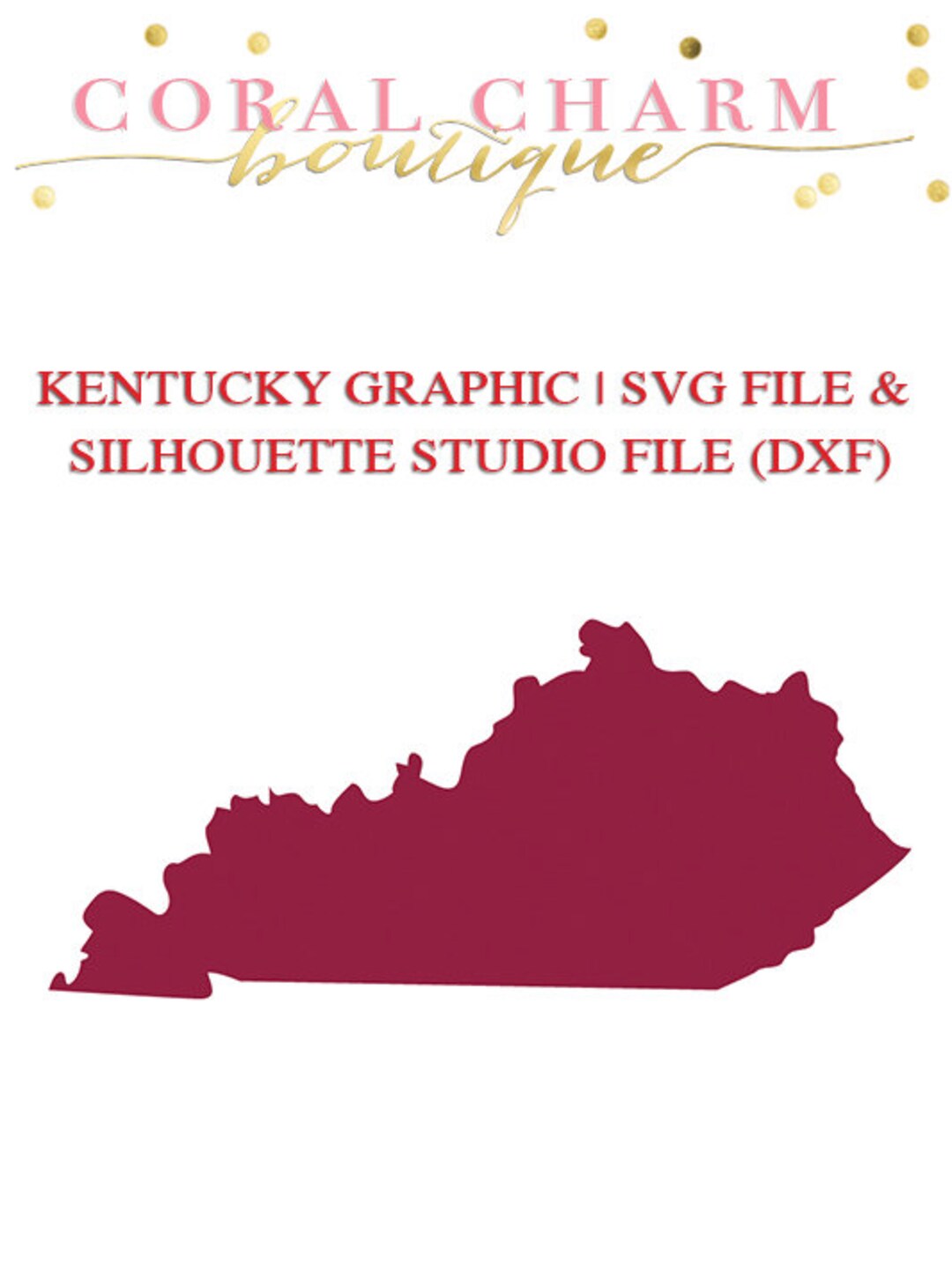 Kentucky State Designs for Cutting Machines SVG and Silhouette Studio ...