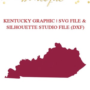 Kentucky State Designs for Cutting Machines SVG and Silhouette Studio ...