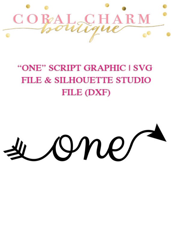 One Script With Arrows File for Cutting Machines SVG and | Etsy