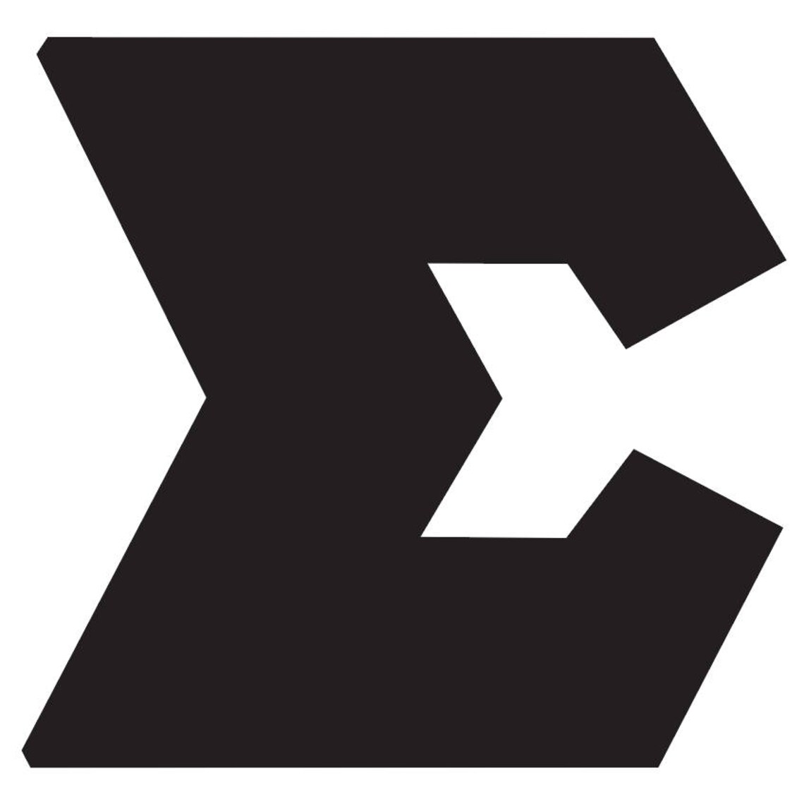 Sigma Greek Letter File for Cutting Machines | SVG and DXF Files ...