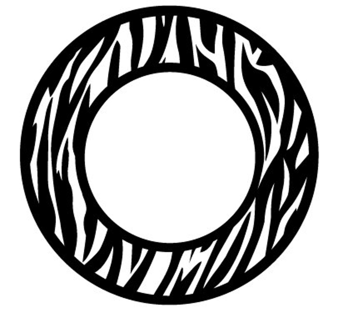 Zebra Monogram Frame File for Cutting Machines SVG and - Etsy