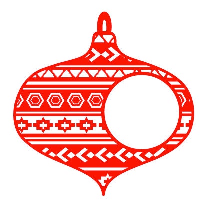 Aztec Monogram Ornament Frame File for Cutting Machines SVG - Etsy