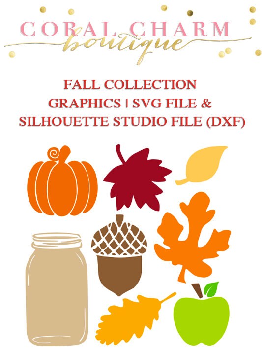 Fall Graphics Files for Cutting Machines SVG and Silhouette - Etsy