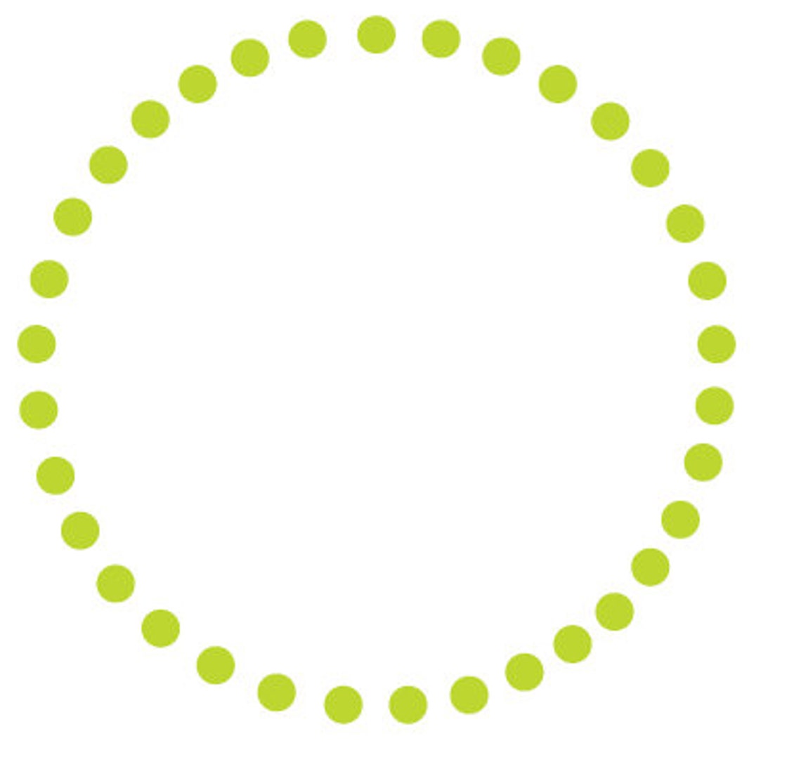 Dot Monogram Frame File for Cutting Machines SVG and - Etsy