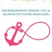 Infinity Anchor Design for Cutting Machines | SVG and Silhouette Studio ...