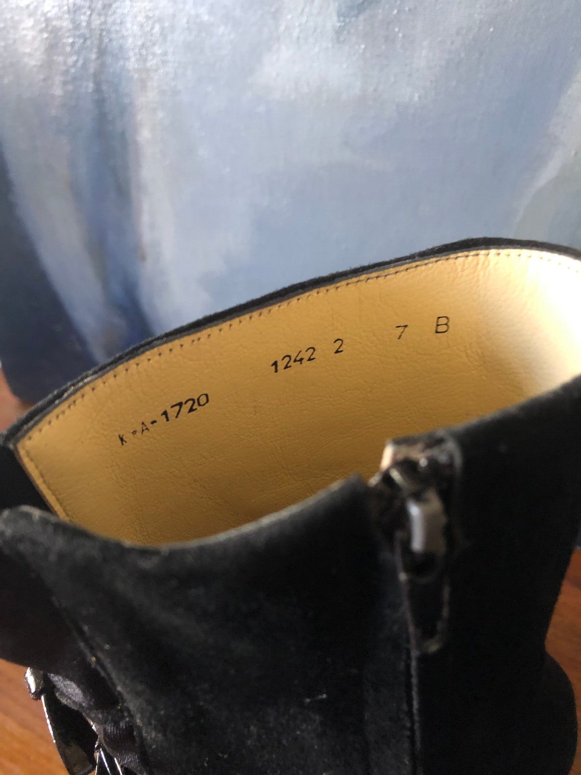 Victorian Style Romantic Goth Halloweenblack Pointy Witchy Heeled Boots ...