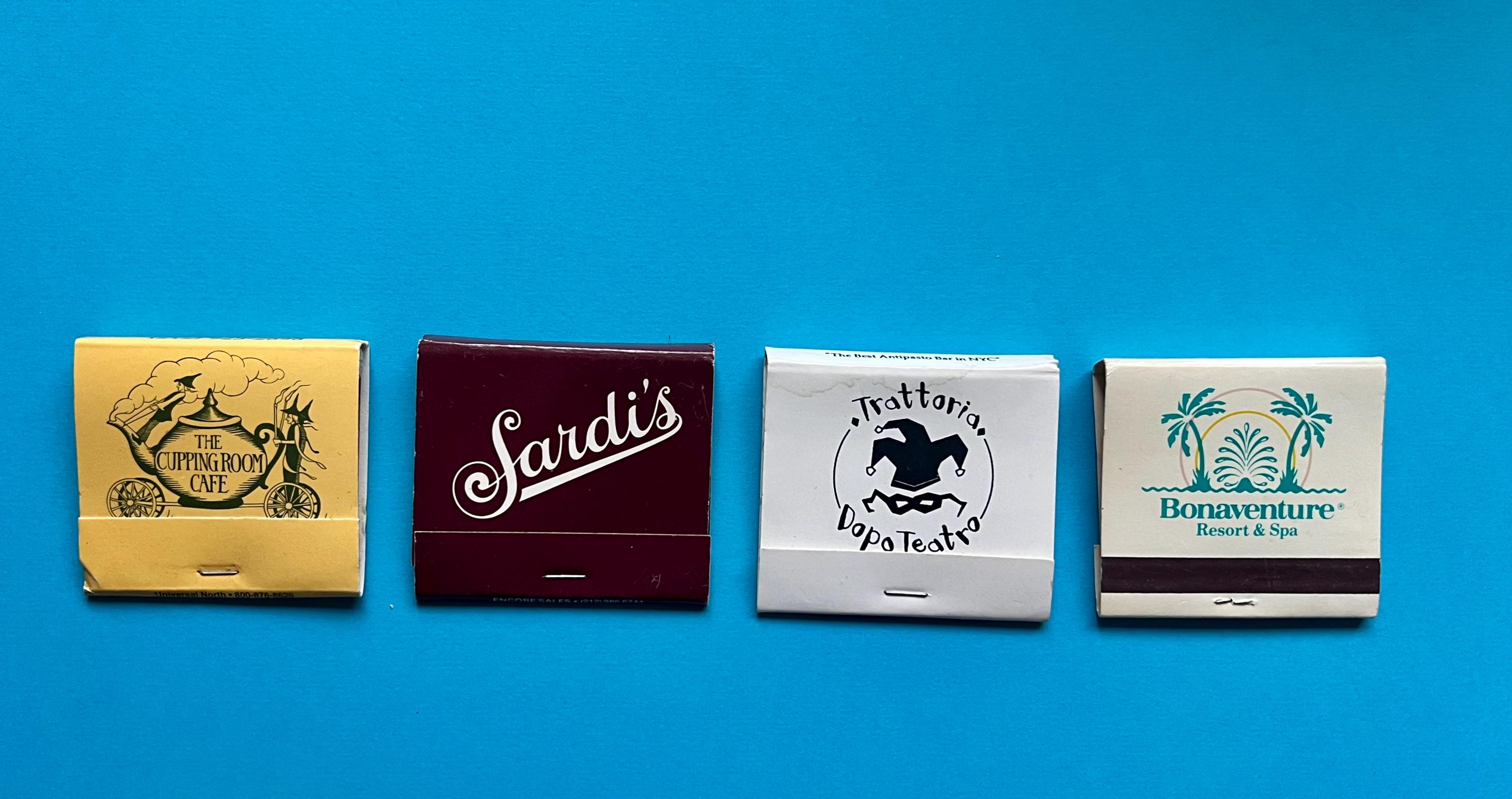 Vintage Matchbook Collection - Set of 20 Assorted Retro Designs - Many ...