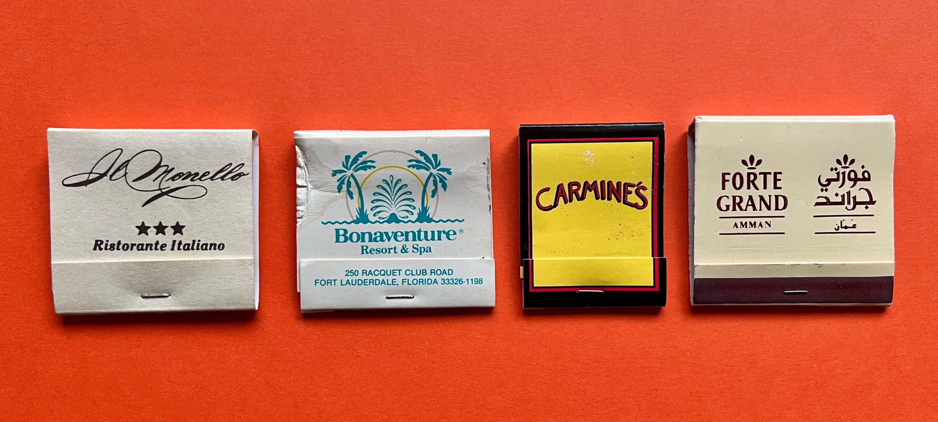 Vintage Matchbook Collection - Set of 10 Assorted Retro Designs - Etsy