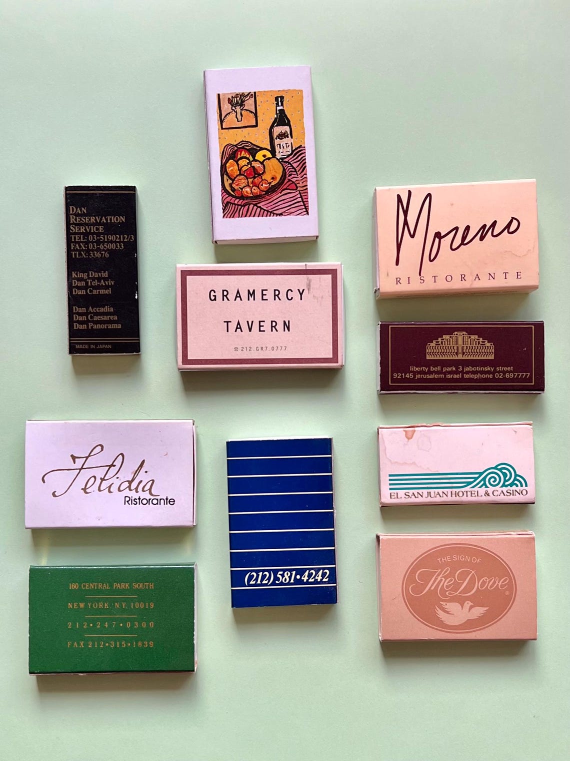 Vintage Matchbook Collection Set of 10 Assorted Retro Designs - Etsy