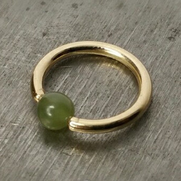 White Jade Ring - Etsy