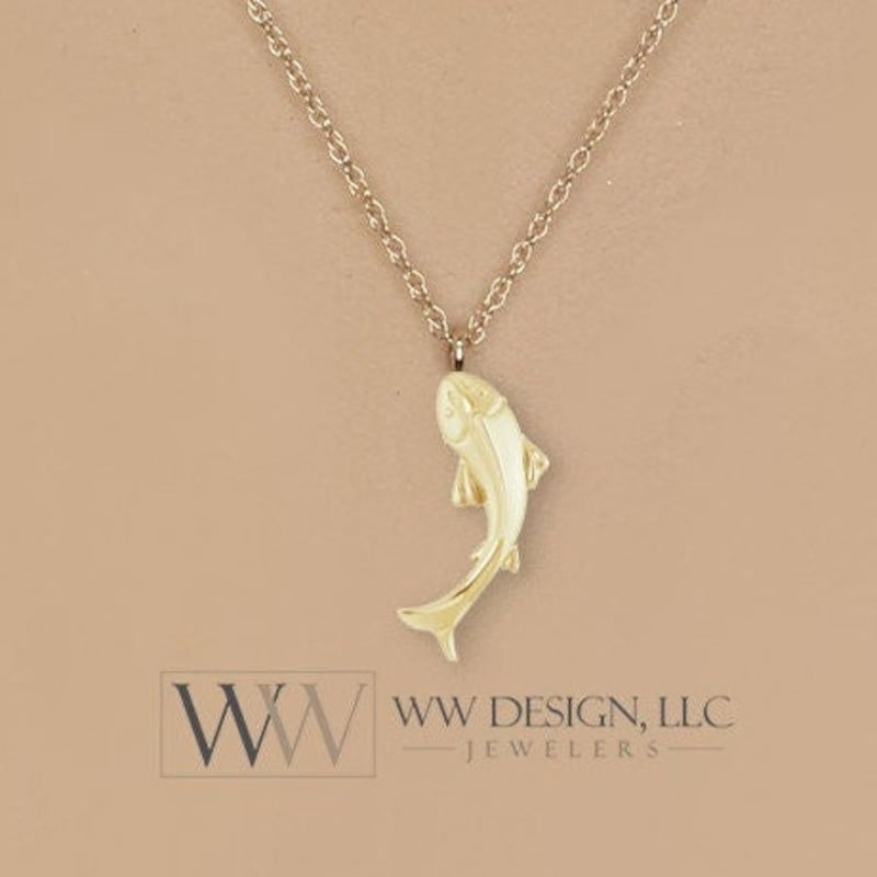 Koi Fish Necklace - Etsy