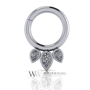 Platinum Body Jewelry Etsy