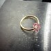 Captive Bead Ring Made With PINK Swarovski Crystal VARIETY 16 Gauge 14k ...