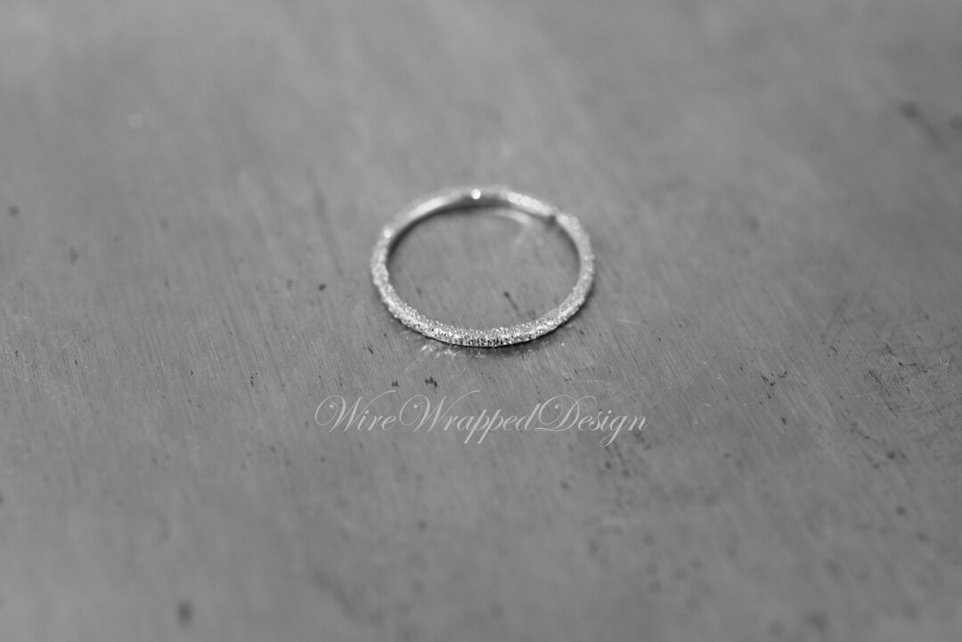 Nose Ring Diamond Cut / Cartilage - Gold or Silver - 20 Gauge Nose Hoop ...