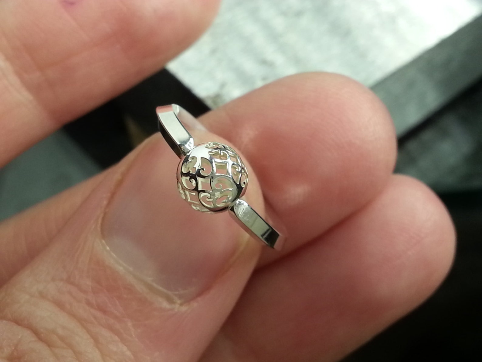 Captive Bead Navel Belly Ring Hoop VARIETY 14 Gauge Sterling Silver W ...