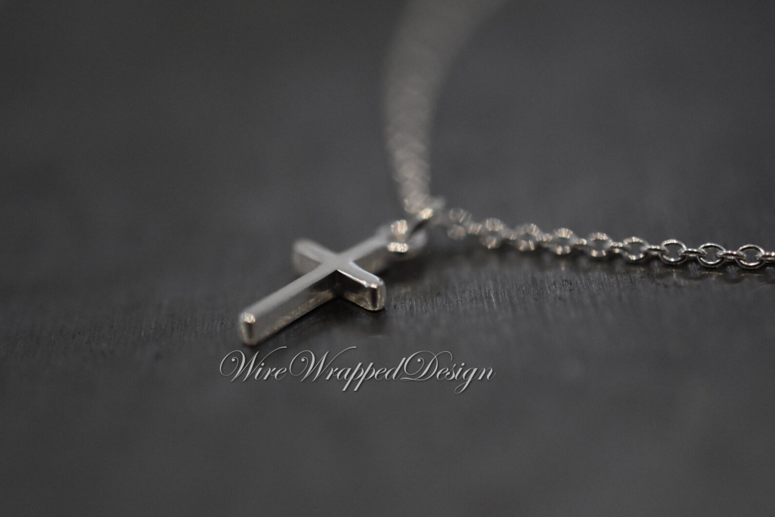 Tiny CROSS Necklace 925 Sterling Silver Very Small Cross - Etsy