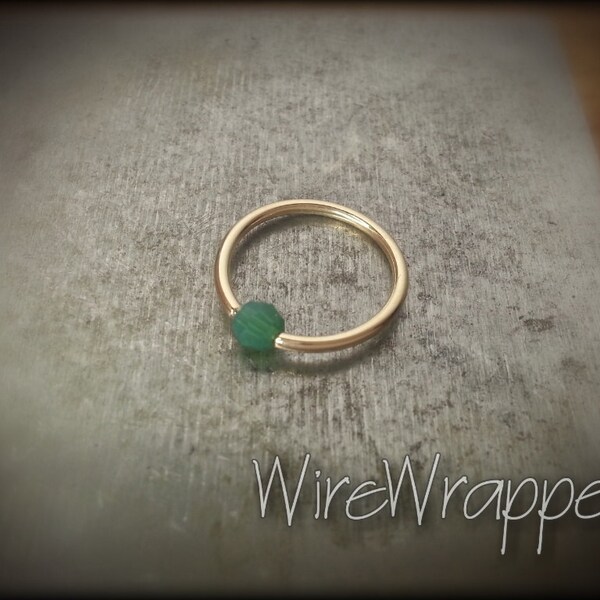 Captive Bead Ring - Etsy