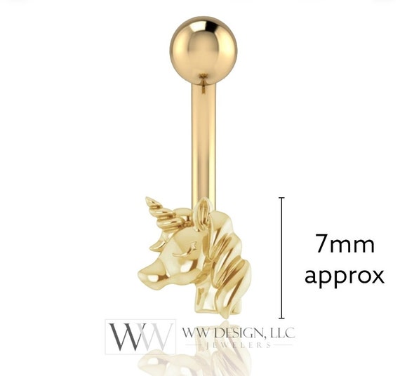 Unicorn belly ring store
