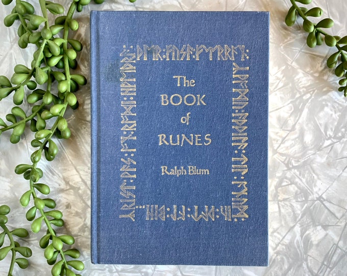 The Book of Runes, Vintage Runic Magic Guidebook, Elder Futhark, Asatru ...