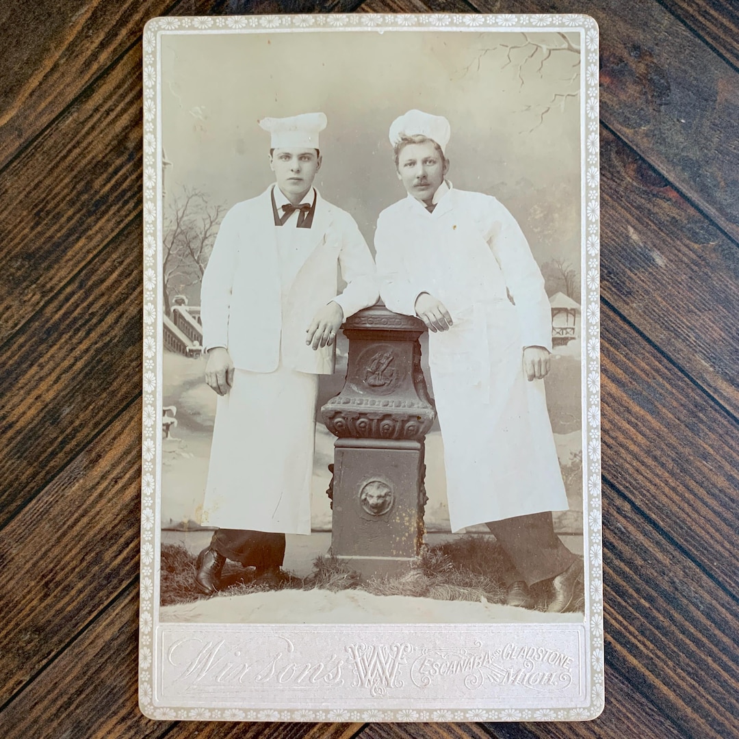 Antique Occupational Cabinet Card Photograph of Victorian Bakers or ...