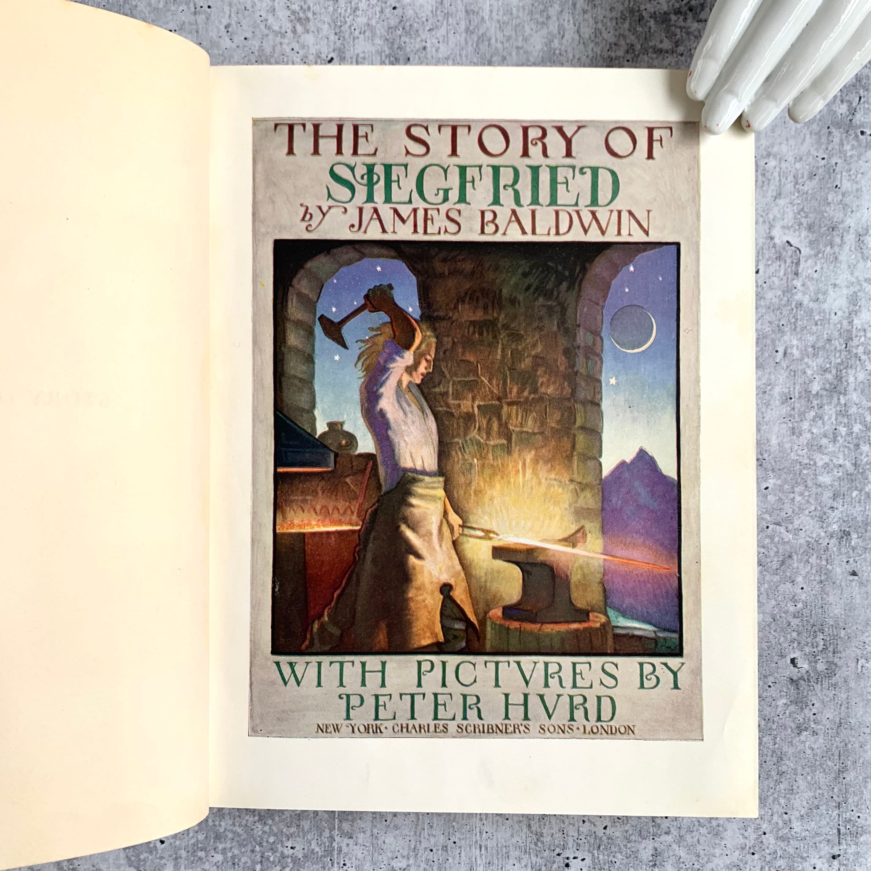 The Story of Siegfried, Old Norse Fairy Tales Book, Vintage Mythology ...