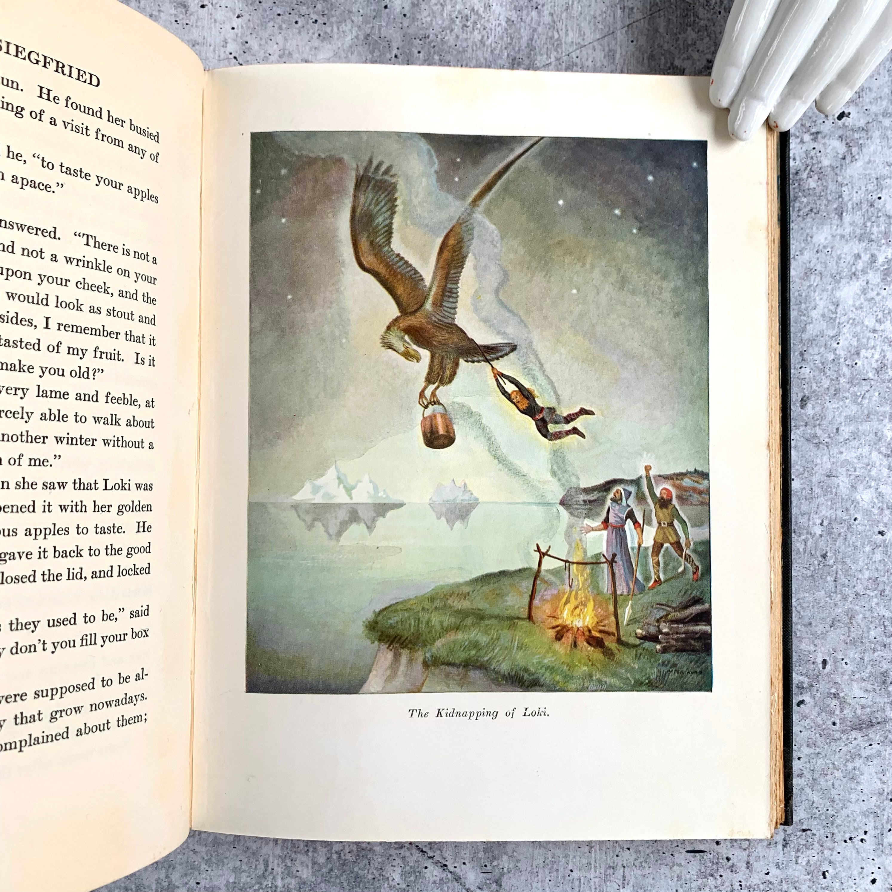 The Story of Siegfried, Old Norse Fairy Tales Book, Vintage Mythology ...