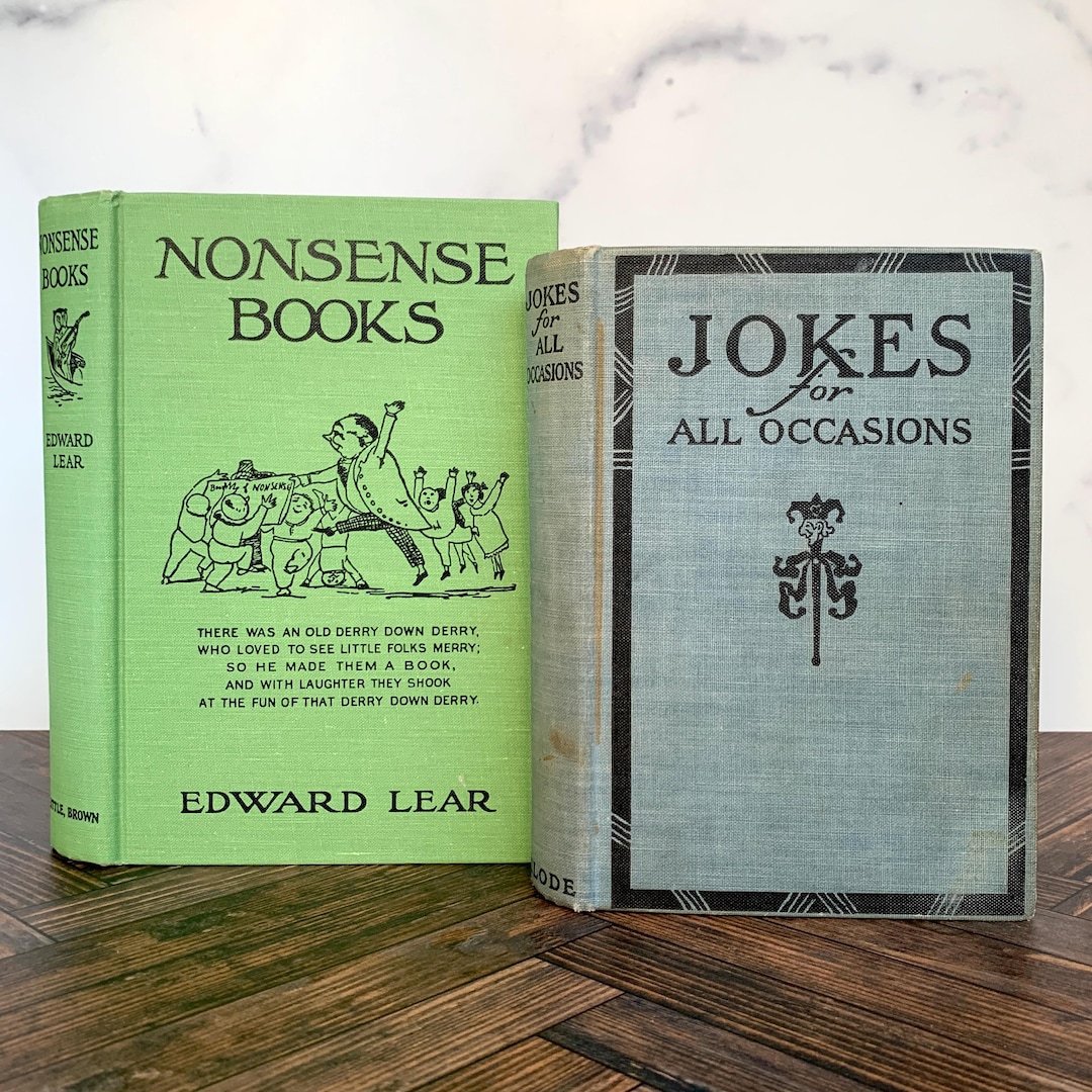 Vintage Humor Books: Nonsense Books by Edward Lear and Jokes for All ...
