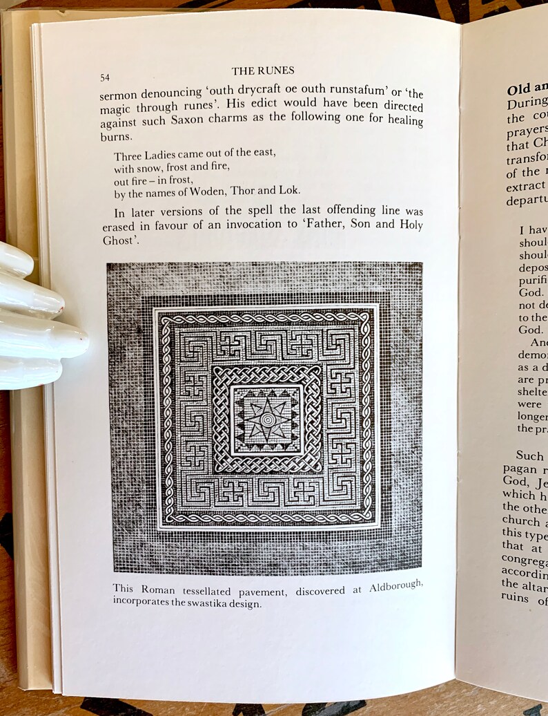 The Runes and Other Magical Alphabets Vintage Book Occult - Etsy