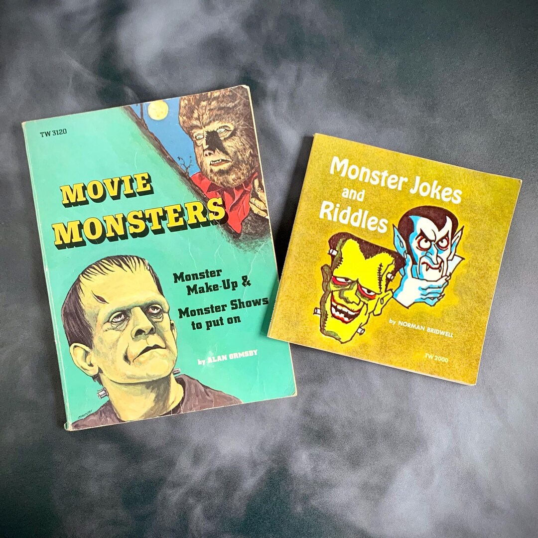 Vintage Monster Book Set, Movie Monsters by Alan Ormsby and Monster ...