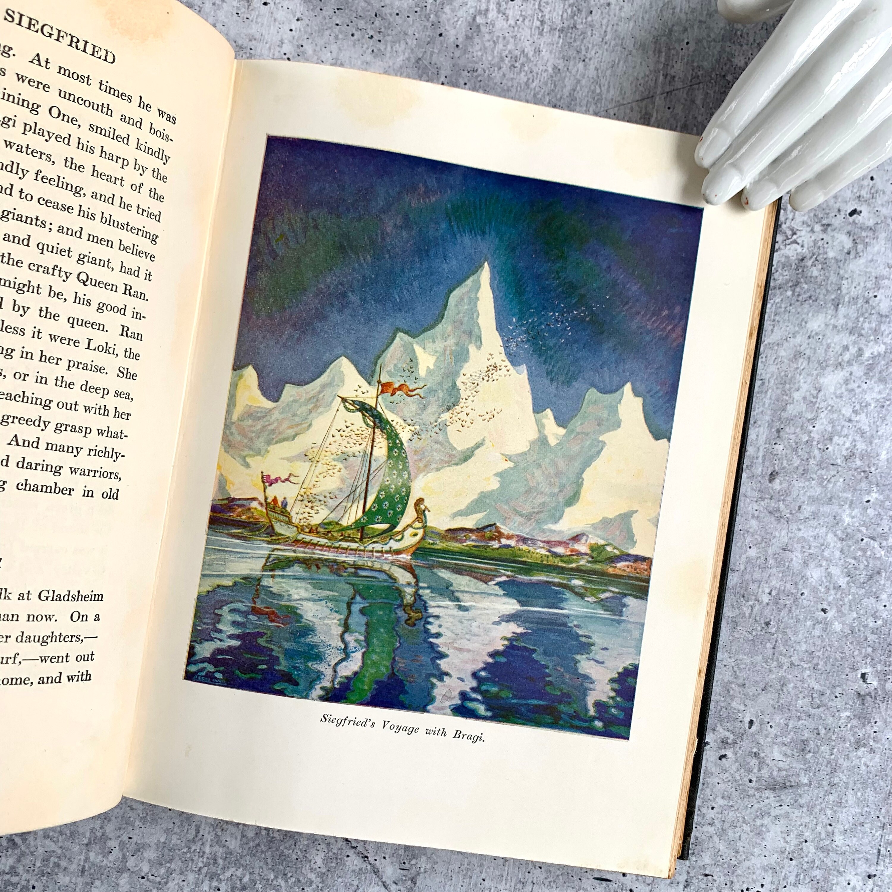 The Story of Siegfried, Old Norse Fairy Tales Book, Vintage Mythology ...