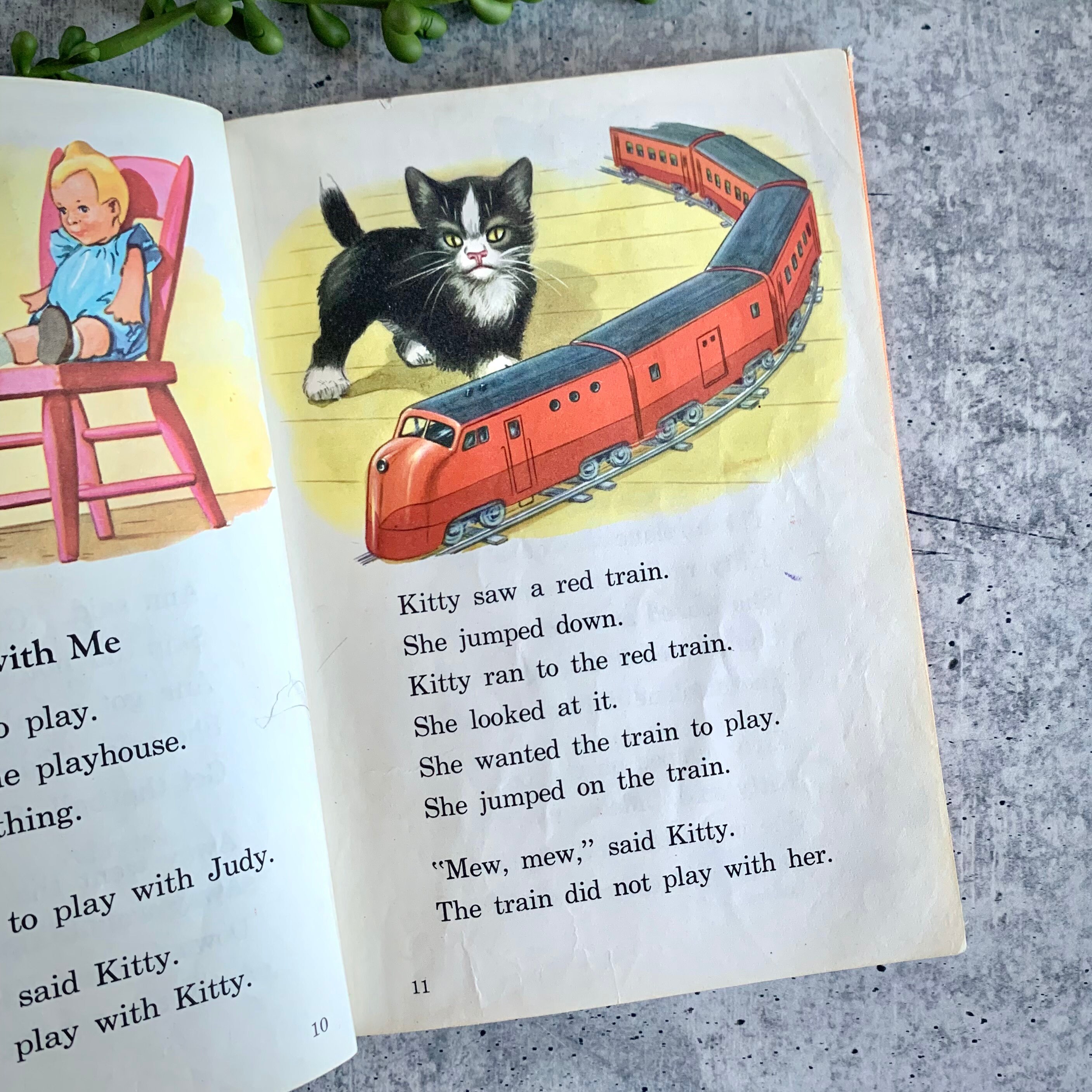 Vintage Clown Book, Many Surprises 1950's Children's Reader Textbook ...