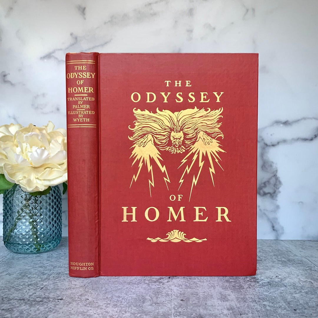The Odyssey of Homer Illustrated by N C Wyeth, Vintage Greek Mythology ...