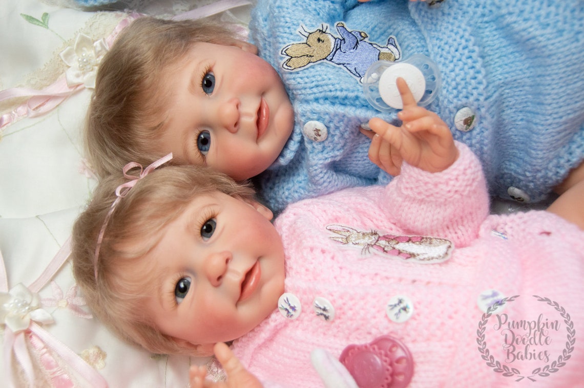 CUSTOM ORDER TWINS Reborn Doll Baby Girls or Boys Little Lisa by Linde ...