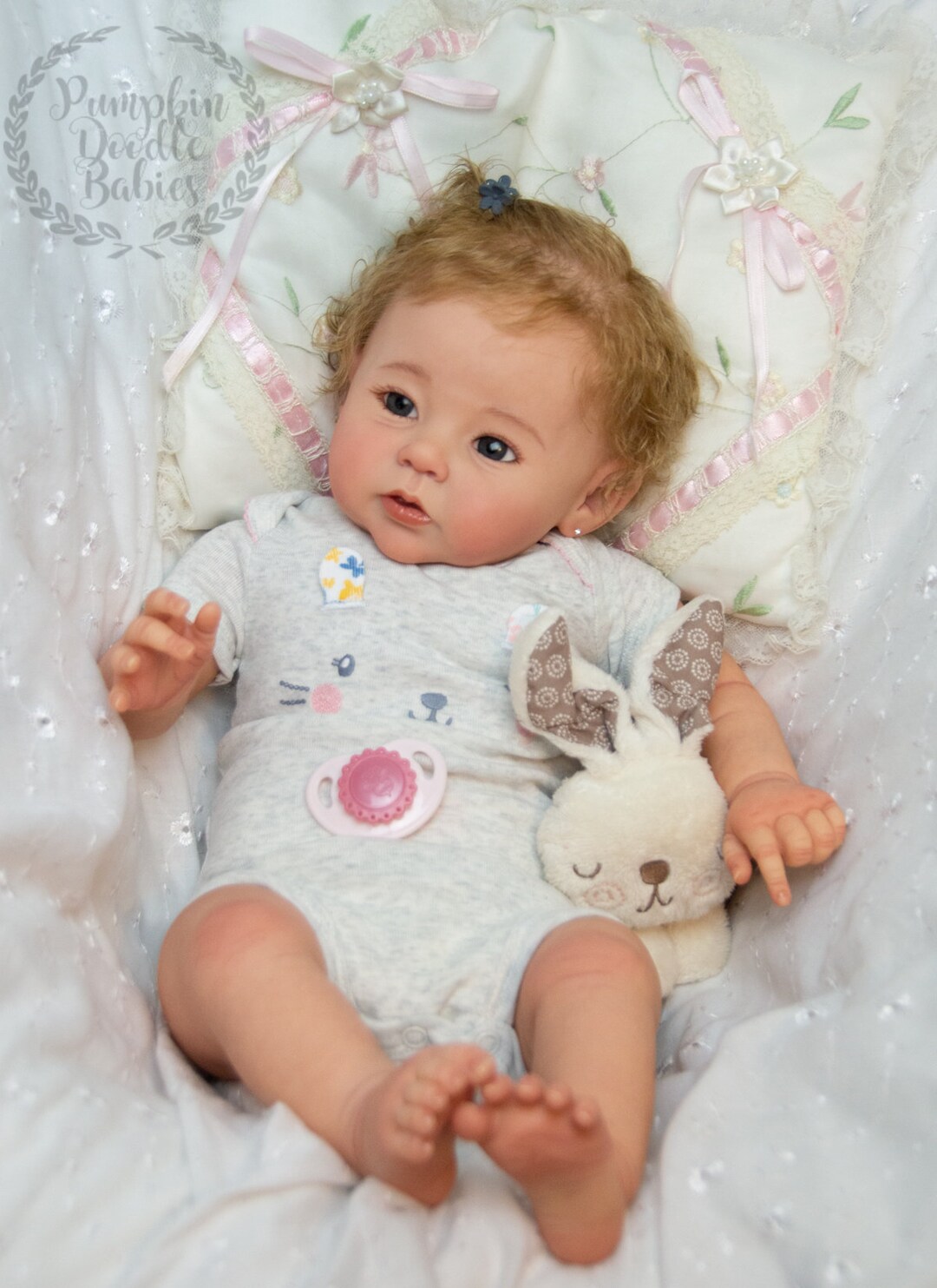 CUSTOM ORDER Reborn Doll Baby Boy or Girl Raven by Ping Lau You Choose ...