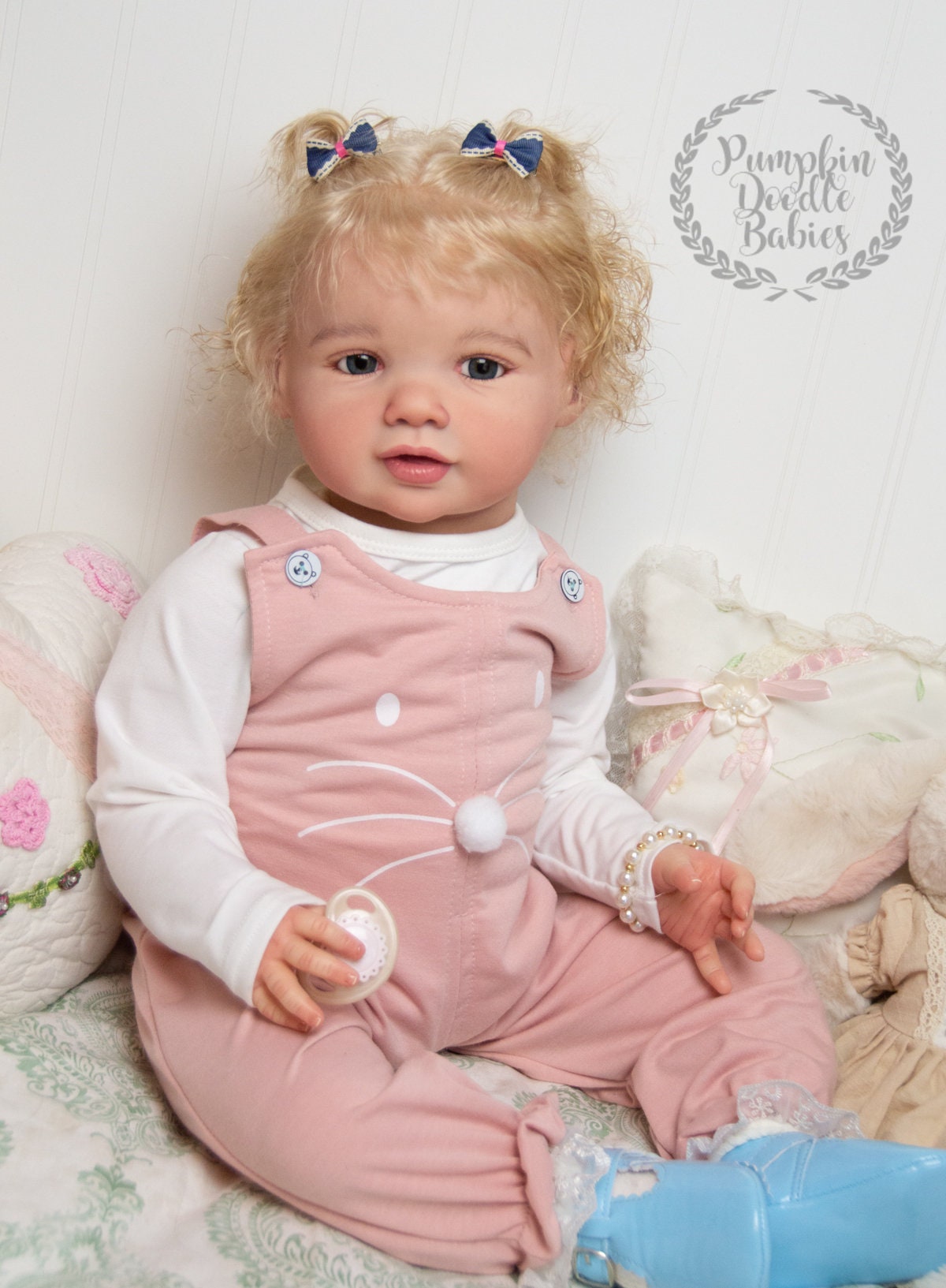 CUSTOM ORDER Reborn Small Toddler Doll Baby Girl Caitlyn by Jannie De ...