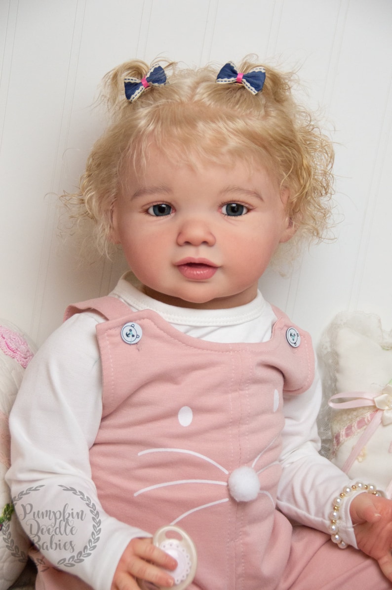 CUSTOM ORDER Reborn Small Toddler Doll Baby Girl Caitlyn by Jannie De ...