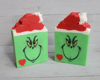 The Grinch Handmade Soap - Etsy