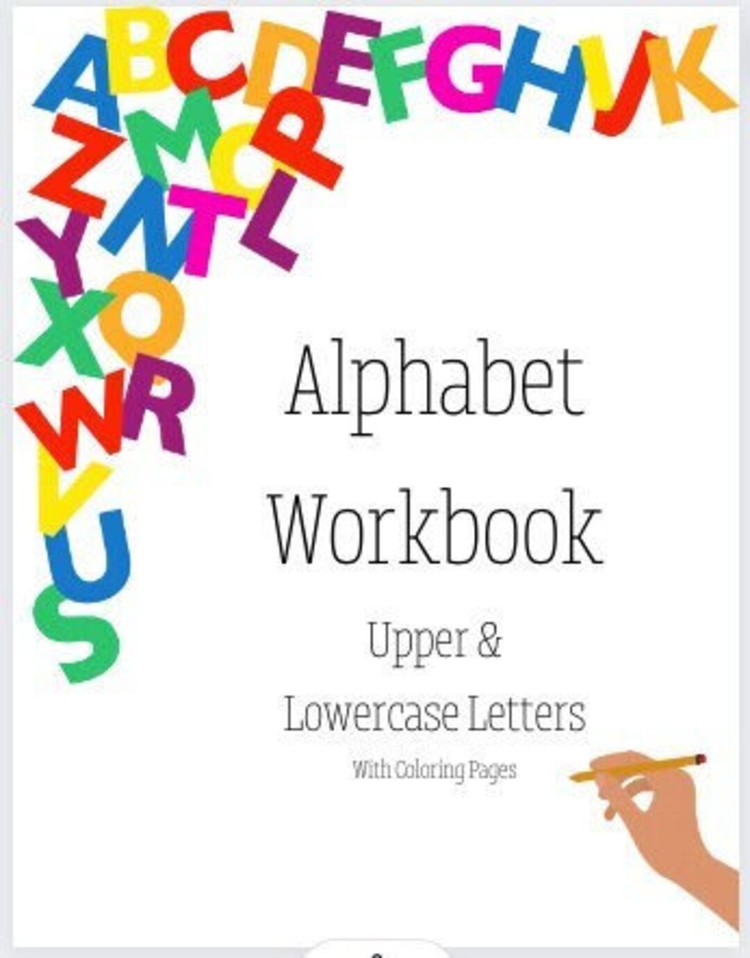 Alphabet Workbook, Handwriting, Print, Coloring Pages, Abcs, Uppercase ...