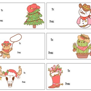 Gift Tags, Gift Labels, Printable, Digital Download, Christmas Tags ...