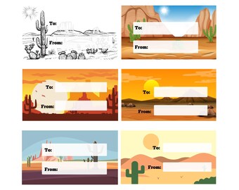 Gift Tags, Gift Labels, Printable, Digital Download, Christmas Tags ...