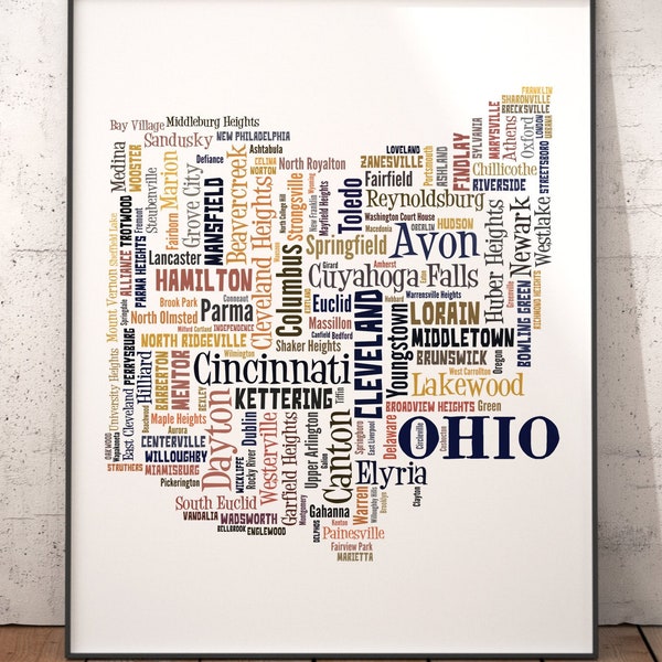 Ohio Art Print - Etsy